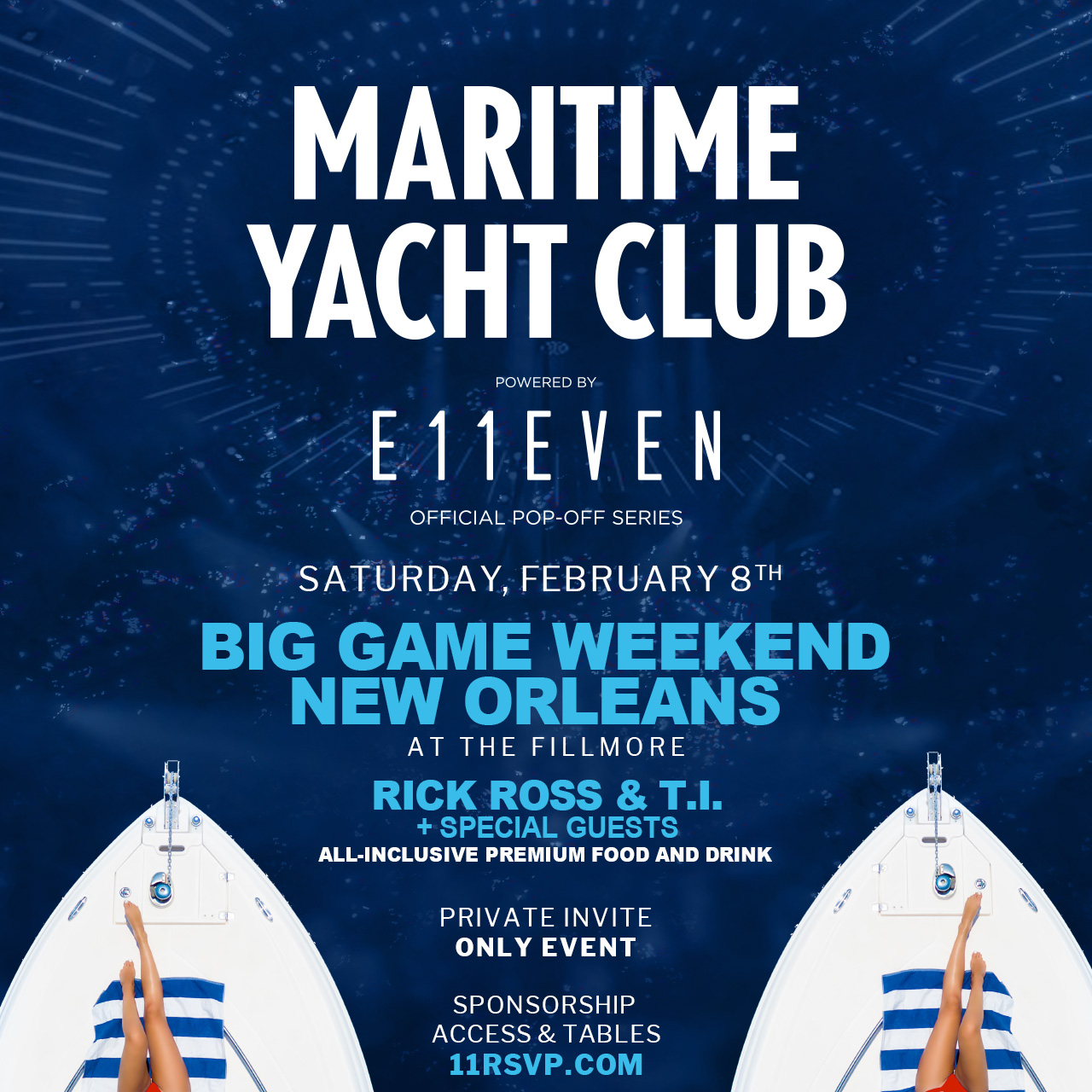 GUEST LIST: Big Game Weekend Maritime Yacht Club Party Powered By ...
